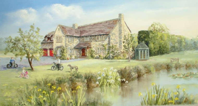 Landscape Paintings of the Cotswolds and Wiltshire Countryside by well ...
