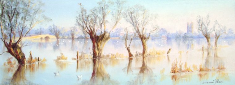 Landscape Paintings of the Cotswolds and Wiltshire Countryside by well ...