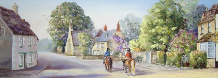 Landscape Paintings of the Cotswolds and Wiltshire Countryside by well ...