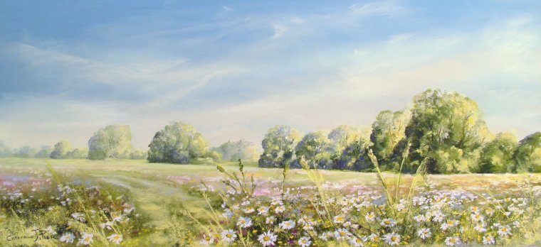 Landscape Paintings of the Cotswolds and Wiltshire Countryside by well ...