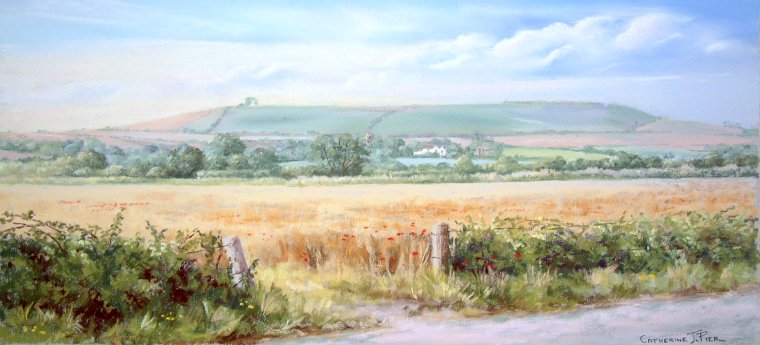 Landscape Paintings of the Cotswolds and Wiltshire Countryside by well ...