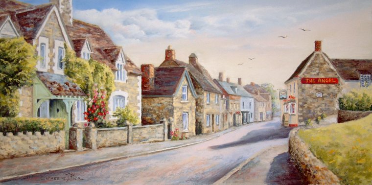 Landscape Paintings of the Cotswolds and Wiltshire Countryside by well ...