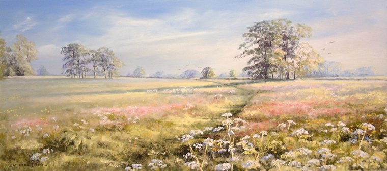 Landscape Paintings of the Cotswolds and Wiltshire Countryside by well ...