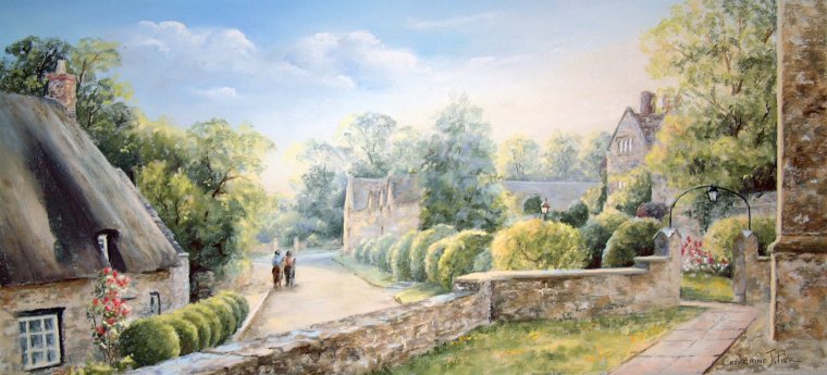 Landscape Paintings of the Cotswolds and Wiltshire Countryside by well ...